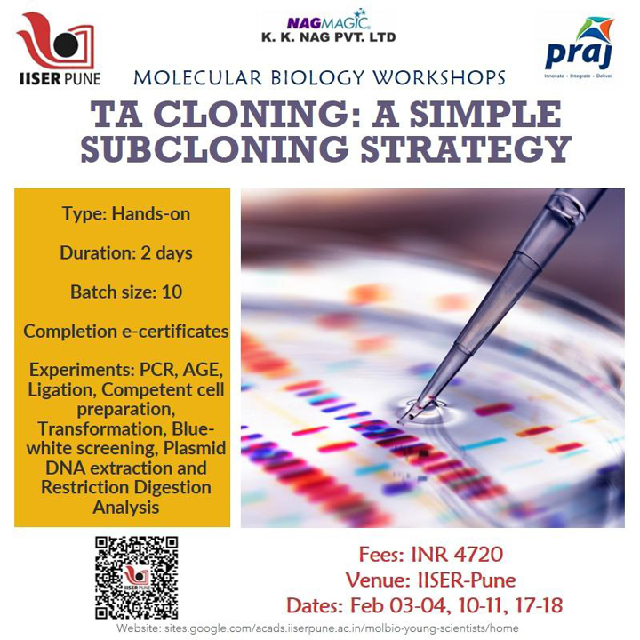 Molecular Biology Workshops on 'TA cloning: A simple subcloning ...