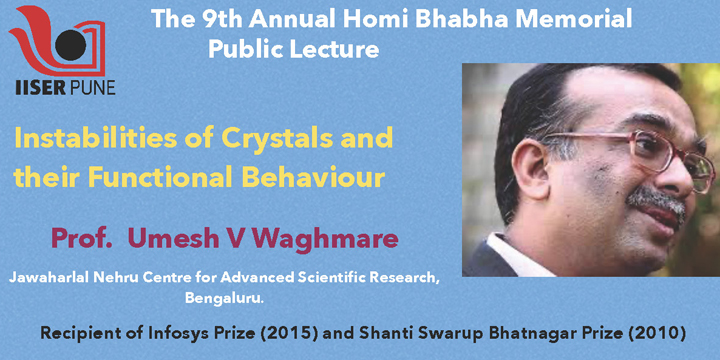 9th Annual Homi Bhabha Memorial Public Lecture Event - IISER Pune